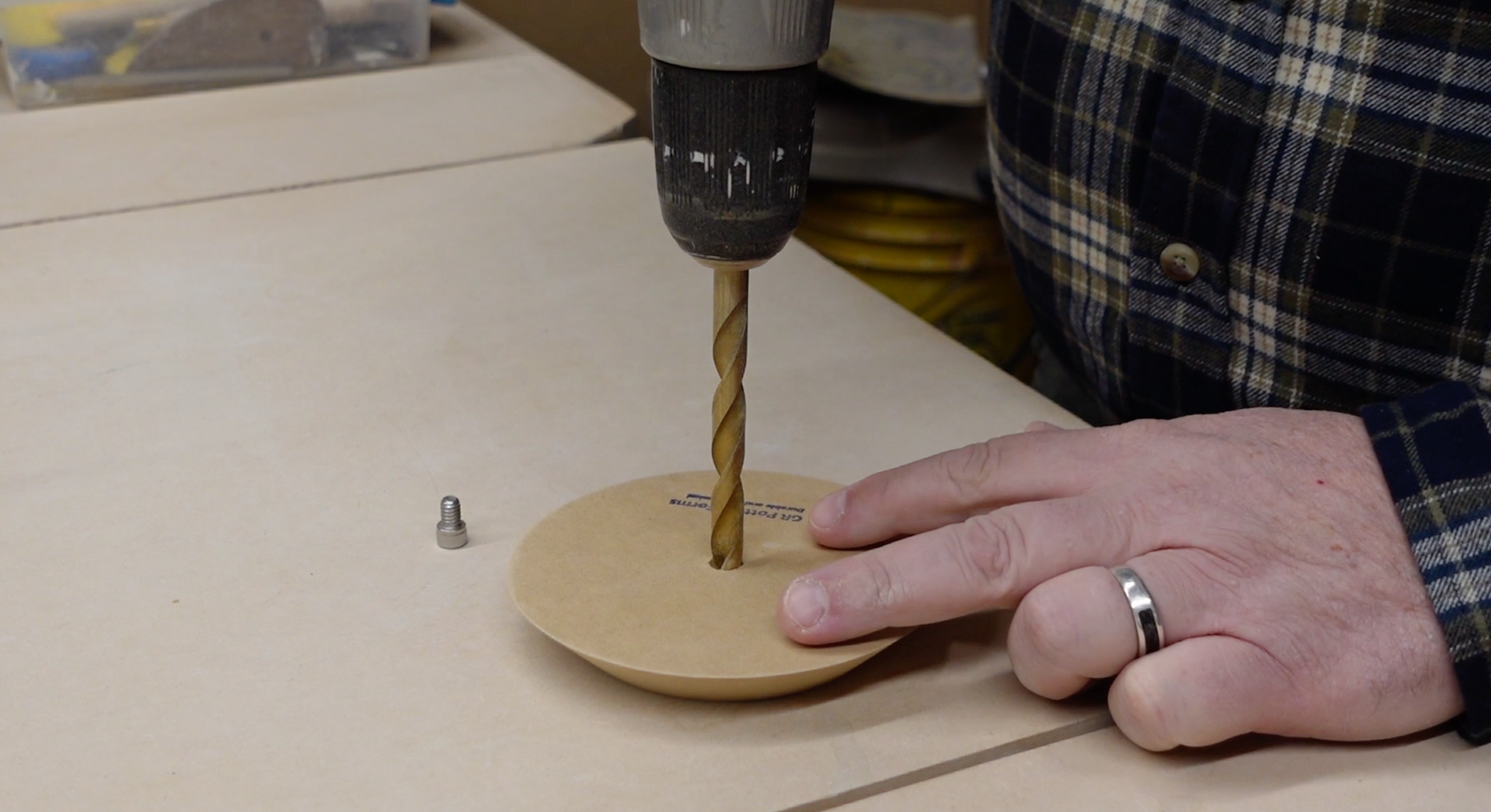 How to Add Depth to your Drill Hole – GR Pottery Forms