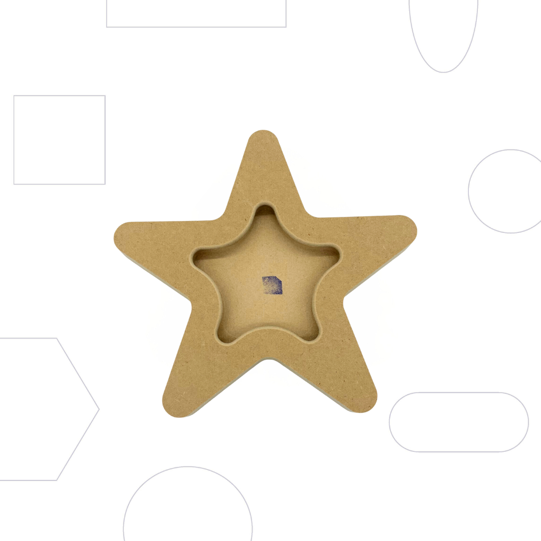 Wallie 5 Point Star - 8" – GR Pottery Forms