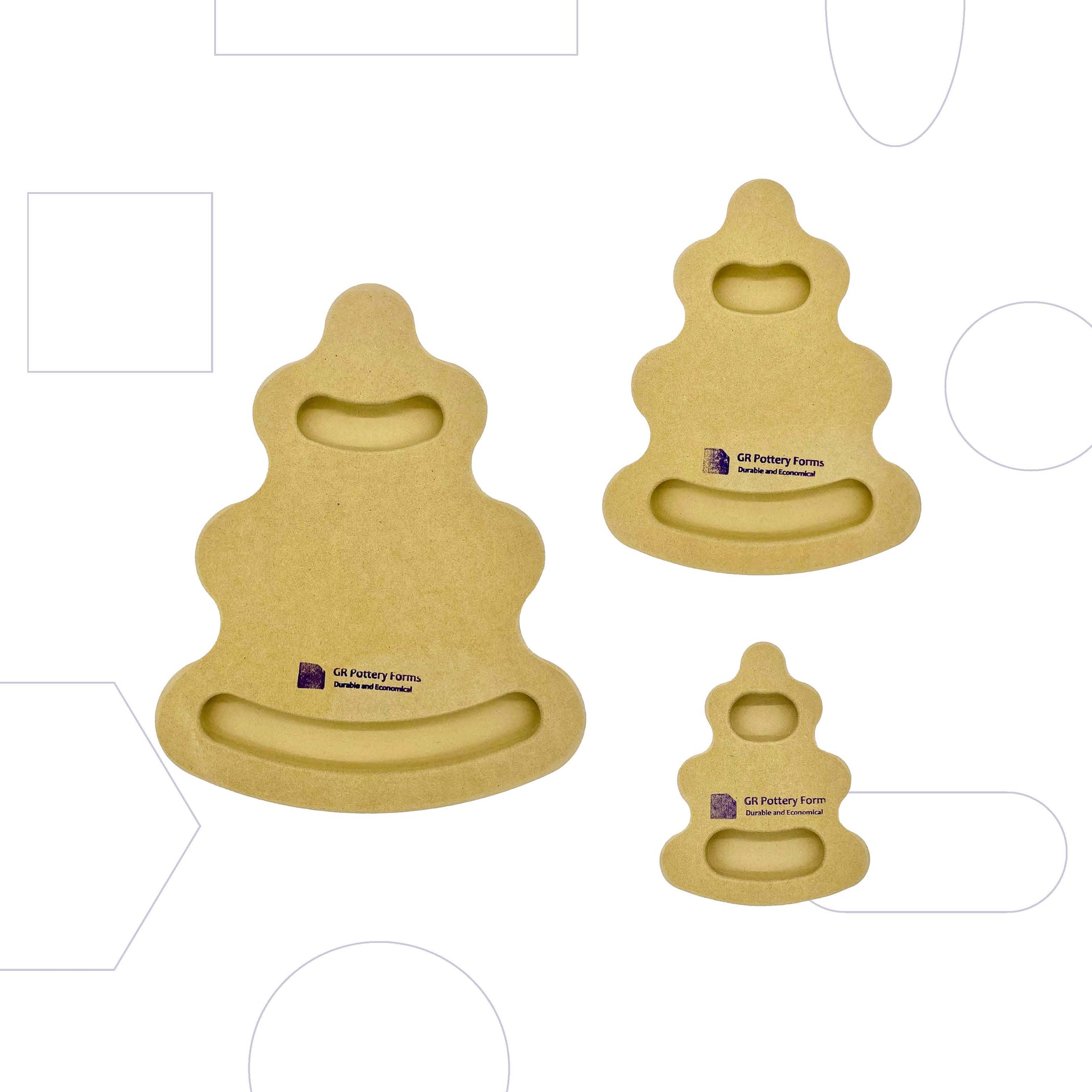 Wallie Christmas Tree Variety Pack (3 Piece) – GR Pottery Forms