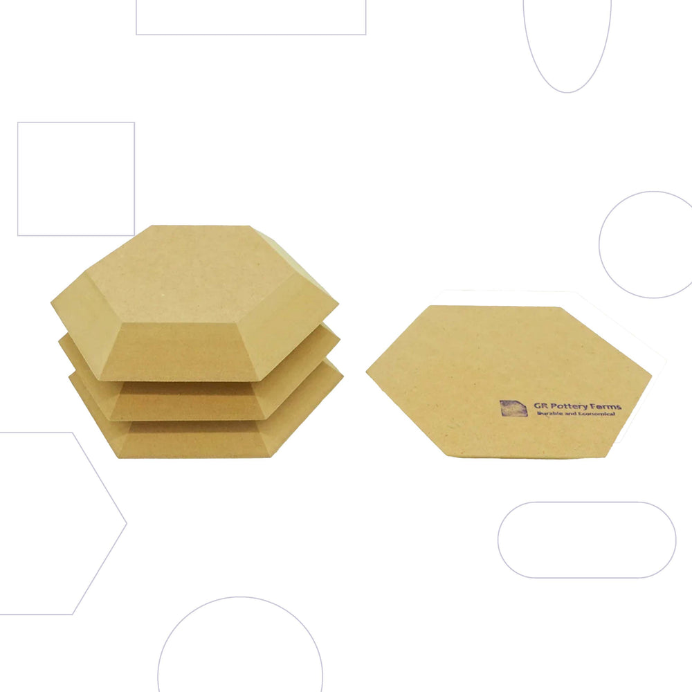 OG Hexagon - 5" (4 Pack) – GR Pottery Forms