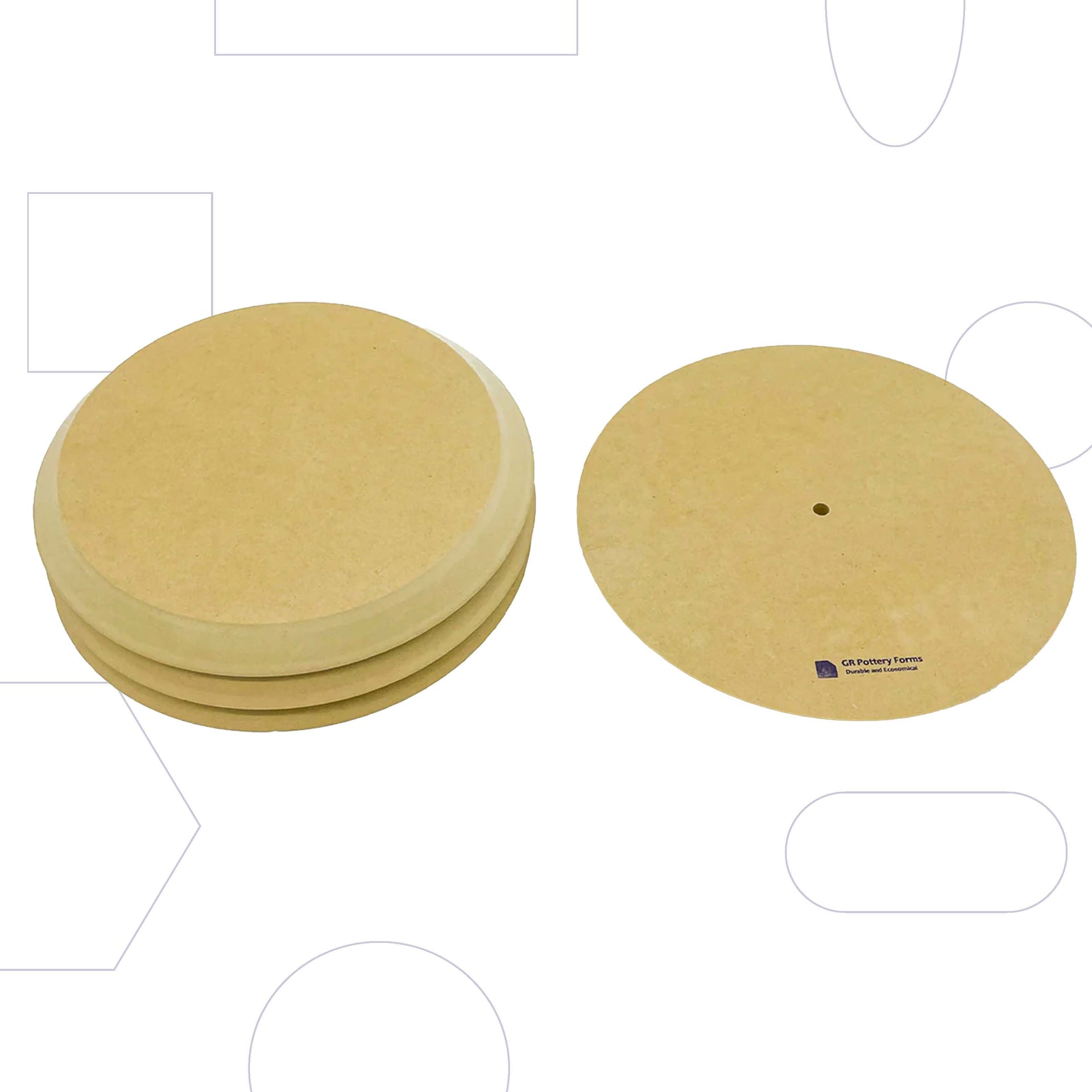 OG Round - 12.5" (4 Pack) – GR Pottery Forms