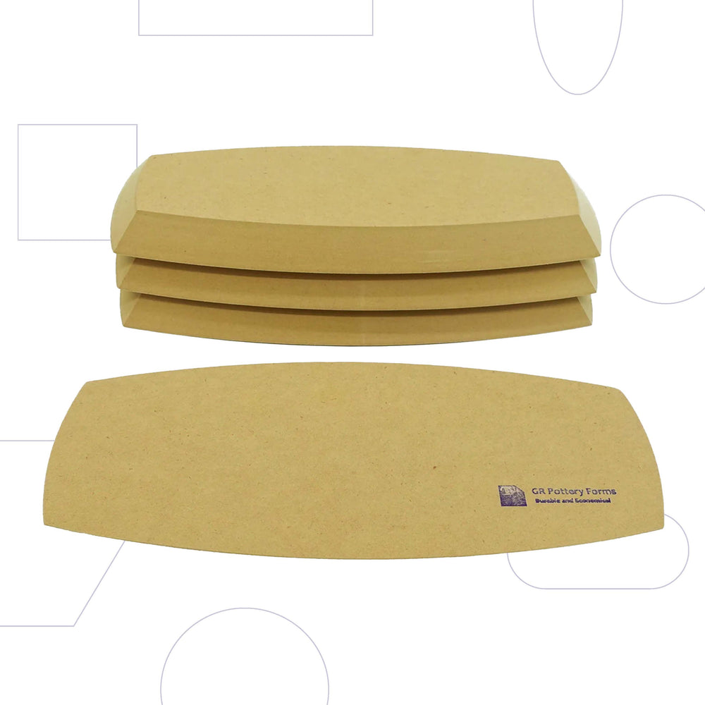 OG Spherical Rectangle - 5x12" (4 Pack) – GR Pottery Forms