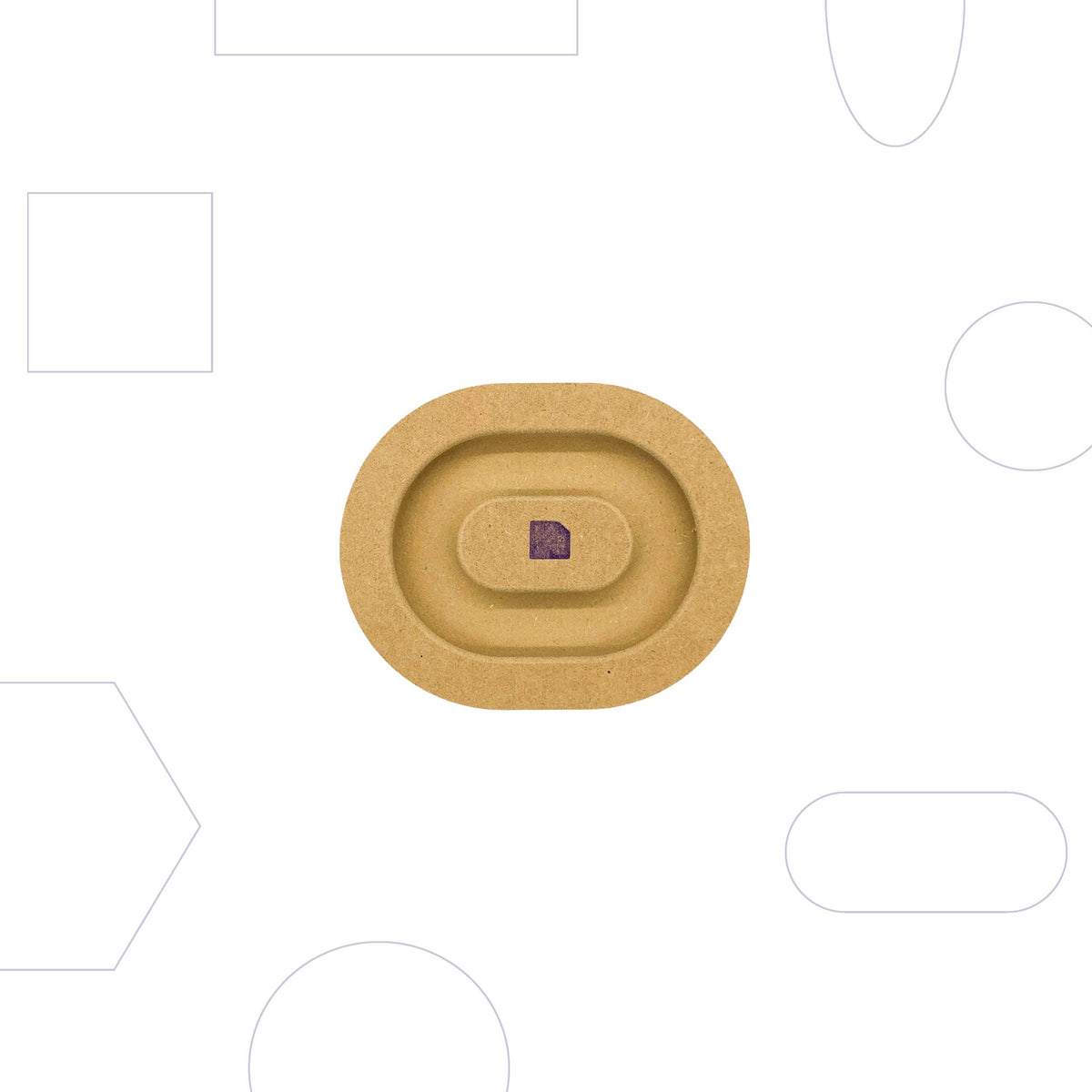 Wallie Rounded Rectangle - 5x4" – GR Pottery Forms