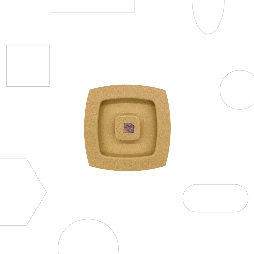 Wallie Spherical Square - 4" – GR Pottery Forms