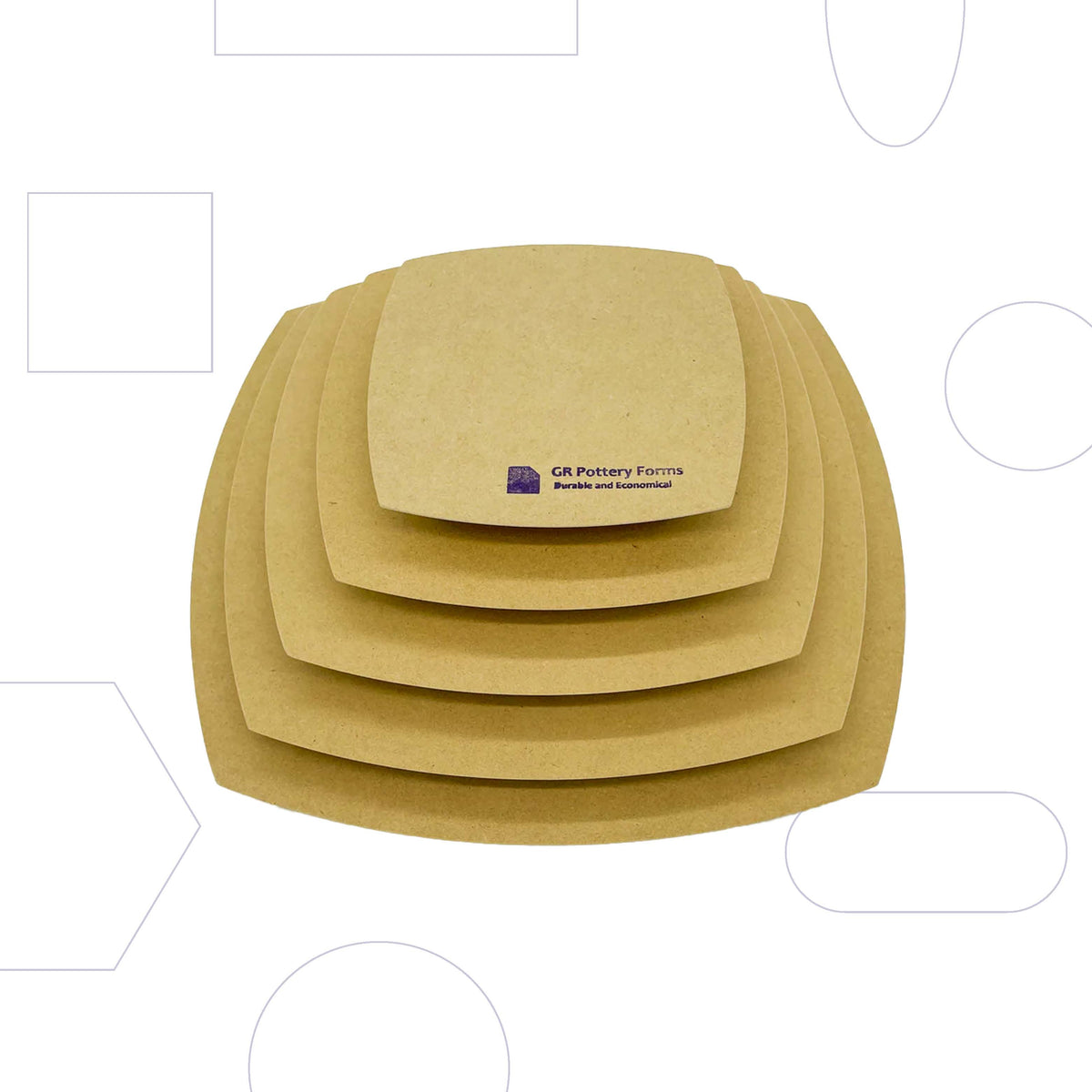 OG Spherical Square - Stack Pack (5 piece) – GR Pottery Forms