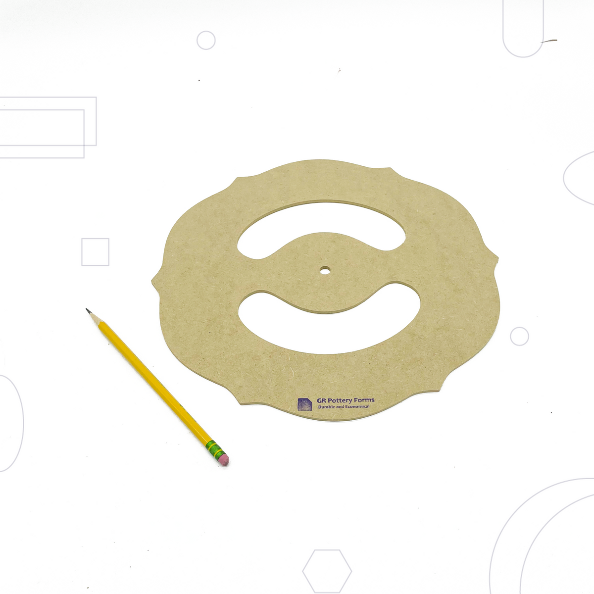 Rim Template T4 - Iris 11.5" — GR Pottery Forms